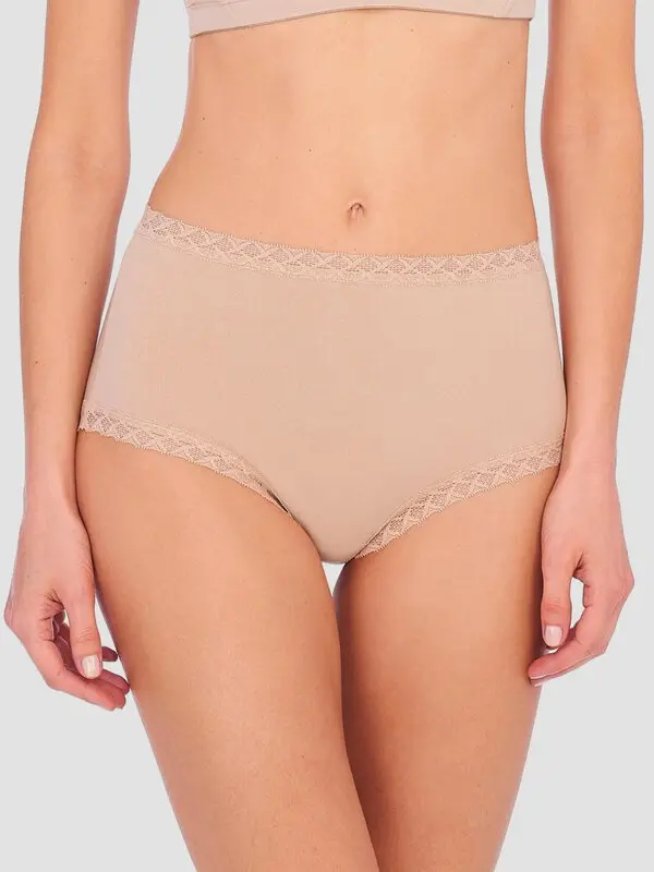Natori Bliss Cotton Full Brief - Cafe
