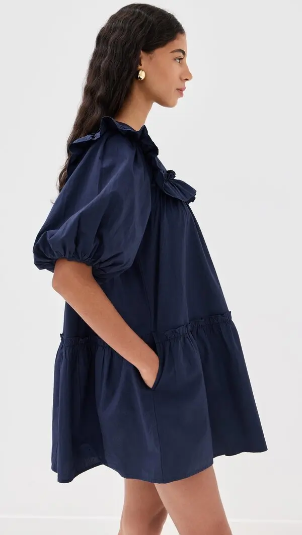 CLEOBELLA Tatiana Mini Dress - Navy