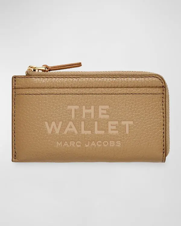 Marc Jacobs The Leather Top Zip Multi Wallet - Camel | Editorialist