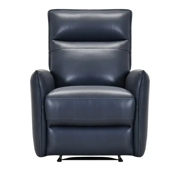 Bloomingdale'S Violino Kelli Power Leather Recliner - Zen Indigo Navy Blue