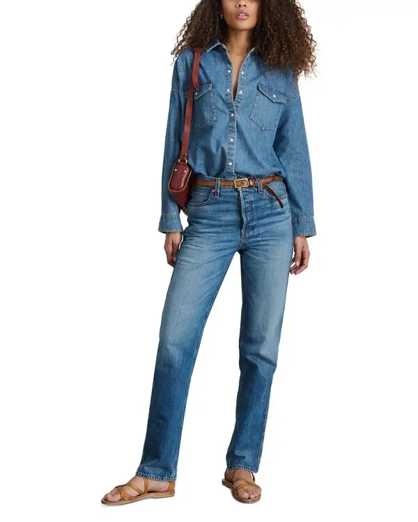 ALEX MILL Western Denim Shirt