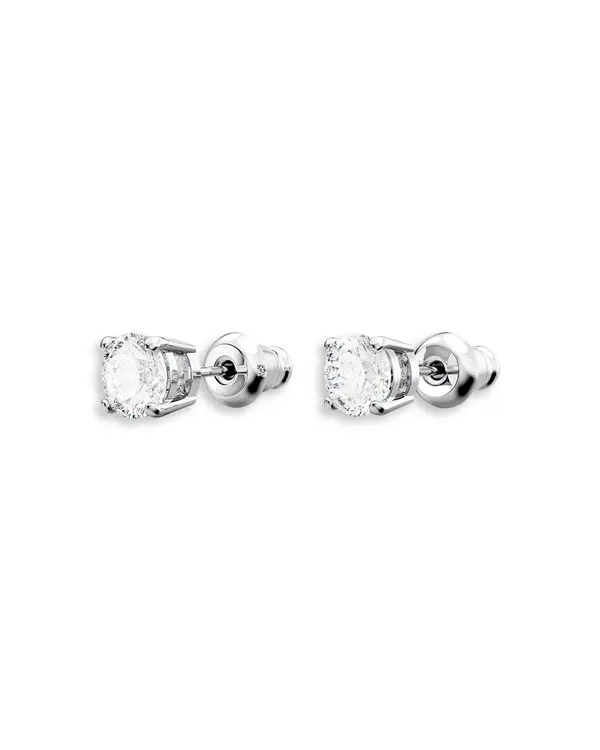 SWAROVSKI Matrix Tennis Necklace And Stud Earrings Set - Silver