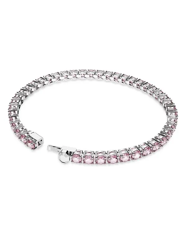 SWAROVSKI Matrix Tennis Bracelet - Pink/silver