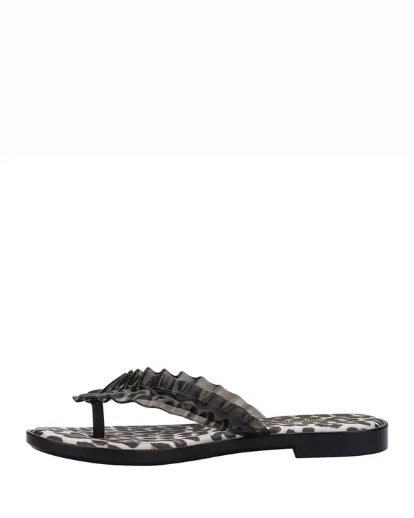 Melissa Slim Thong Sandals - Brown