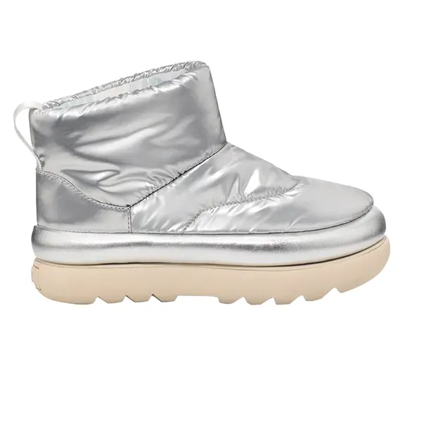 UGG Classic Maxi Mini Ankle Boots - Silver