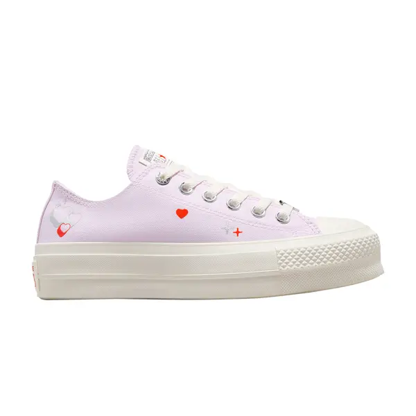 CONVERSE Chuck Taylor All Star Lift Platform Low Top Sneakers - Purple