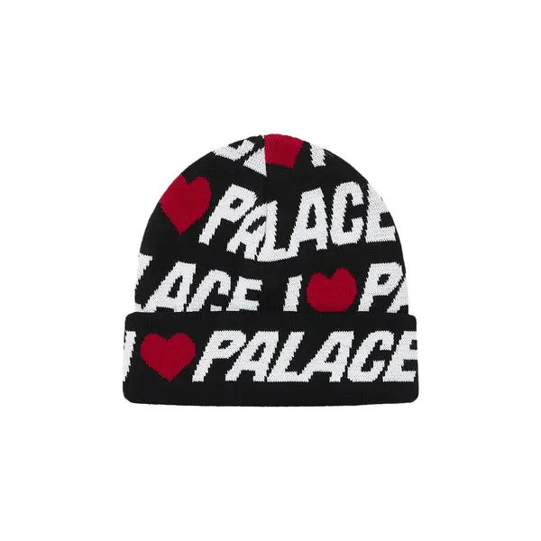 PALACE I Love Beanie - Black