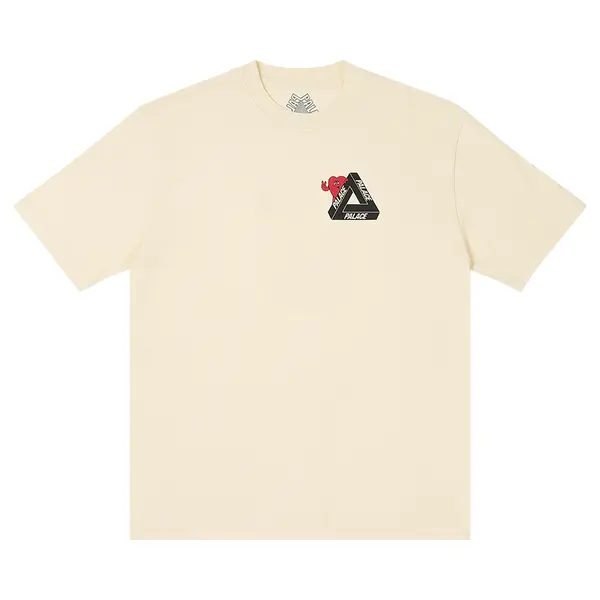 PALACE Tri-hearts T-shirt 'soft - White