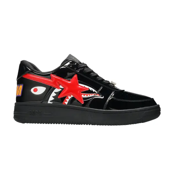 A BATHING APE Bapesta Low M2 'shark Face - Black