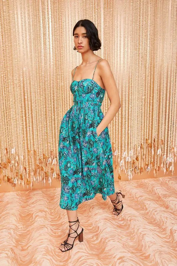 knee length dresses for ladies THE JESSIE MIDI – STILLWATER main image 0