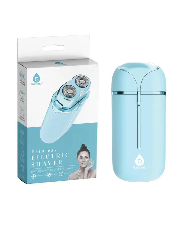 PURSONIC Painless Electric Shaver - Blue