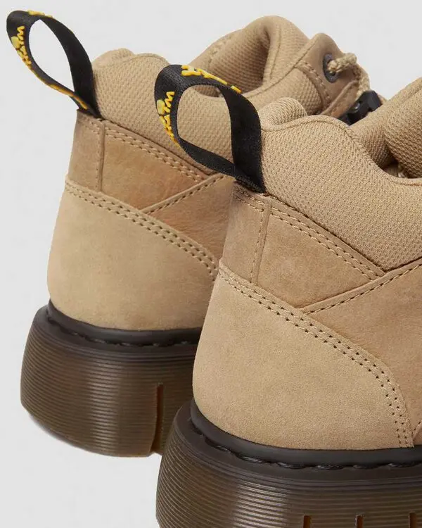 Dr. Martens Woodard Tumbled Nubuck Leather Boots In Tan  display picture 1