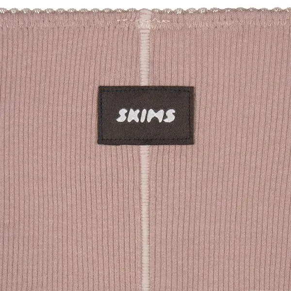 SKIMS Cotton Rib Picot Scoop Tank