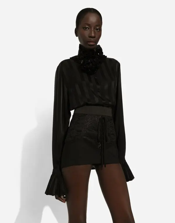 Dolce & Gabbana Silk Jacquard Shirt