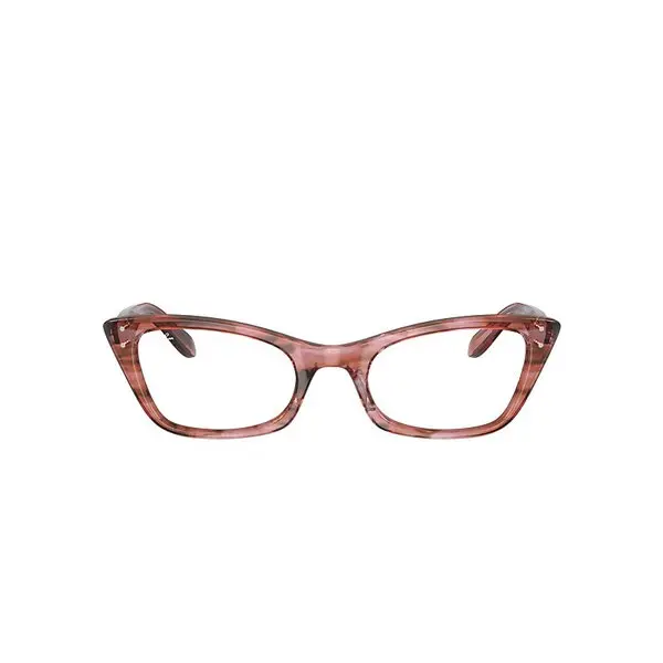 Ray-ban Lady Burbank Optics Eyeglasses Frame - Striped Pink