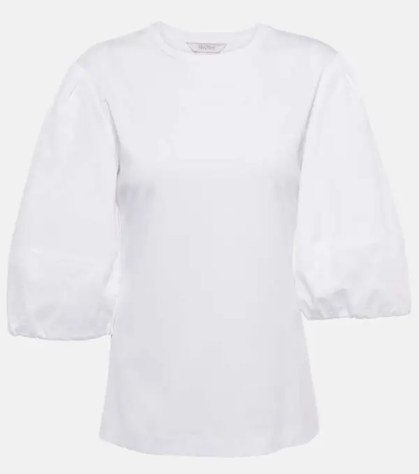 Max Mara Tebaide Puff-sleeve Top