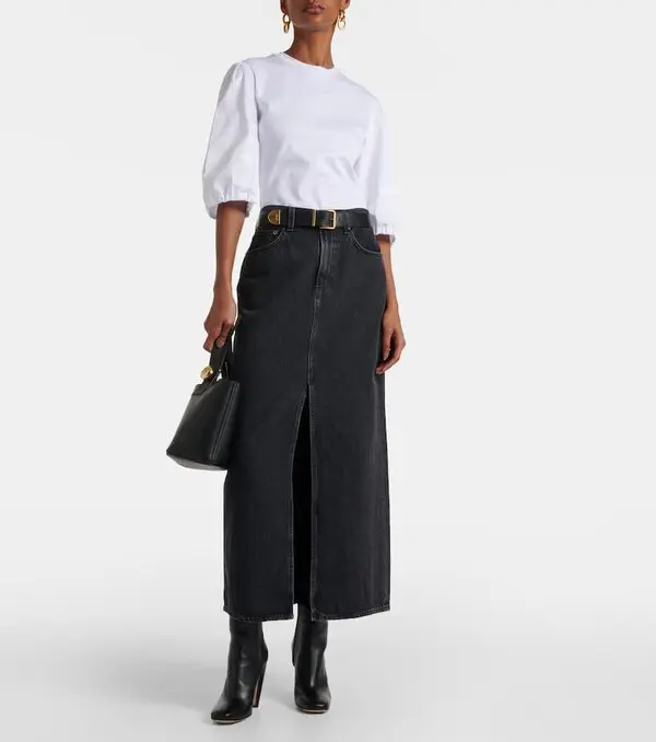 Max Mara Tebaide Puff-sleeve Top