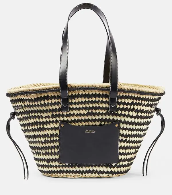Isabel Marant Étoile Cadix Medium Raffia Basket Bag