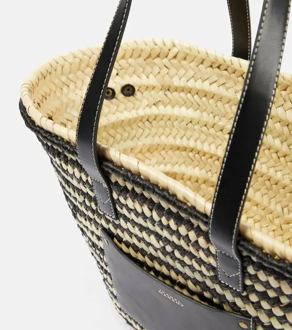 Isabel Marant Étoile Cadix Medium Raffia Basket Bag