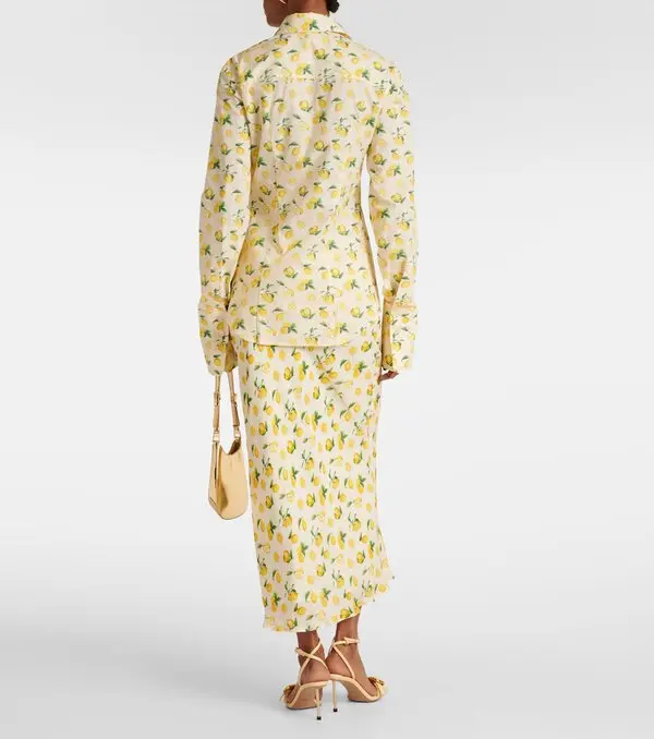 Sportmax Riva Printed Cotton Shirt