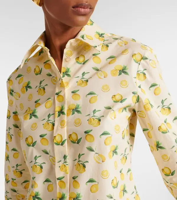 Sportmax Riva Printed Cotton Shirt