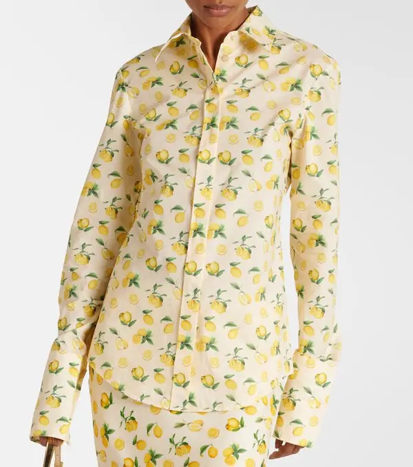 Sportmax Riva Printed Cotton Shirt