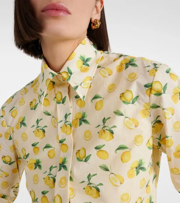 Sportmax Riva Printed Cotton Shirt