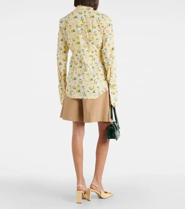 Sportmax Riva Printed Cotton Shirt