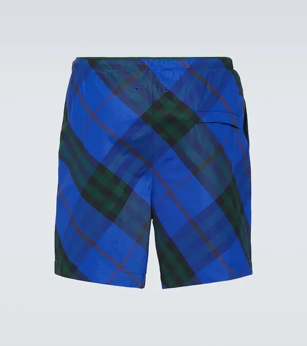 Burberry Check Swim Trunks