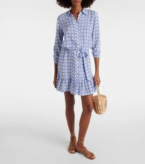 Heidi Klein Mahoe Bay Printed Mini Dress
