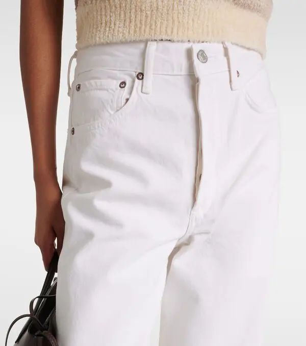 AGOLDE Dame Jean High-rise Wide-leg Jeans