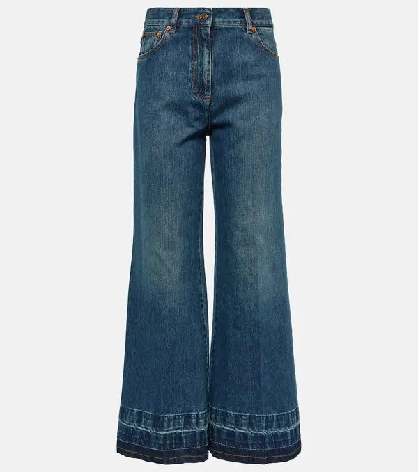 Valentino Garavani High-rise Flared Jeans