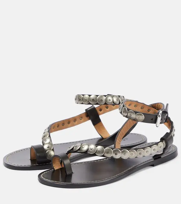 Isabel Marant Étoile Melte Studded Leather Sandals