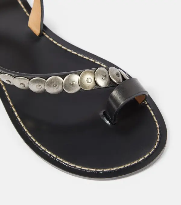 Isabel Marant Étoile Melte Studded Leather Sandals