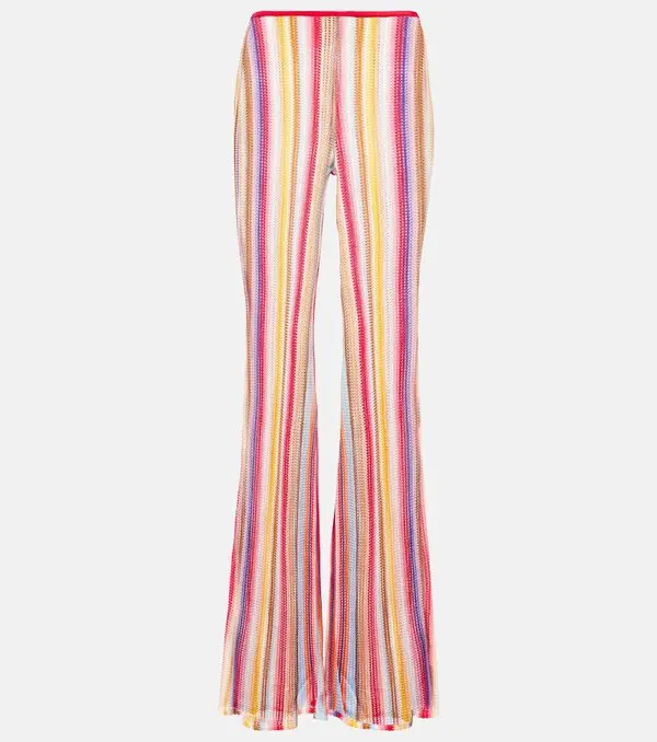 Missoni Striped Low-rise Flared Pants