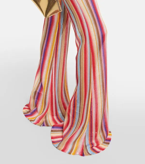 Missoni Striped Low-rise Flared Pants