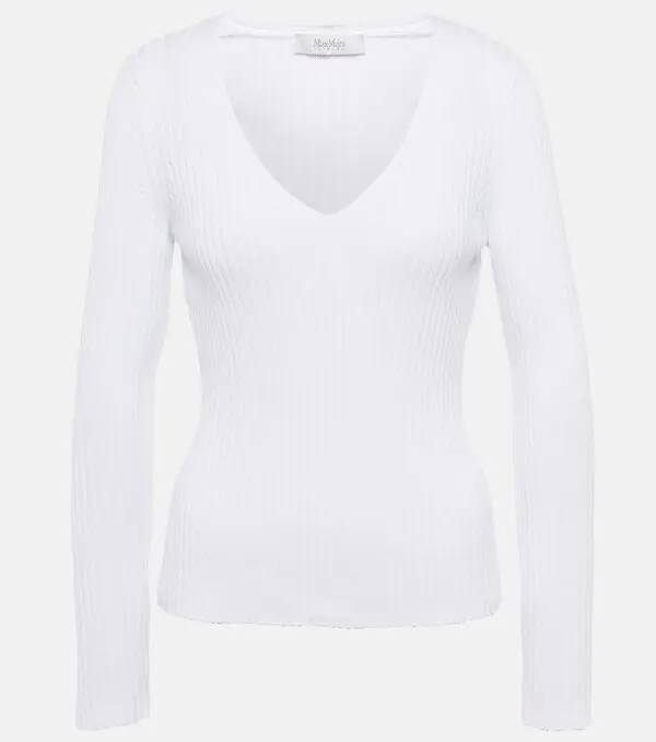 Max Mara Calcio Ribbed-knit Sweater