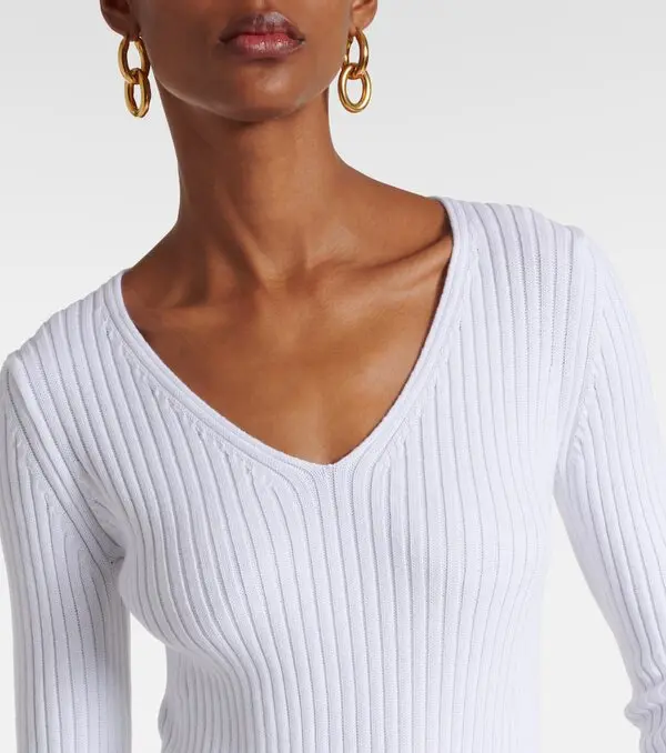 Max Mara Calcio Ribbed-knit Sweater