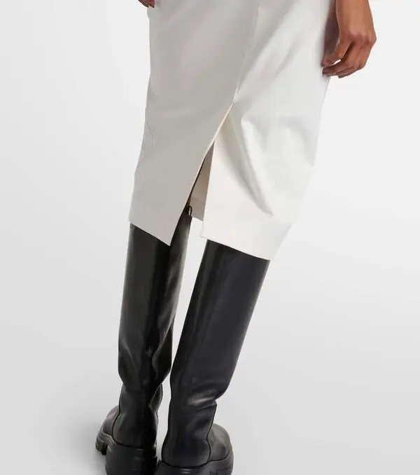 Max Mara Zulia Cotton-blend Midi Skirt