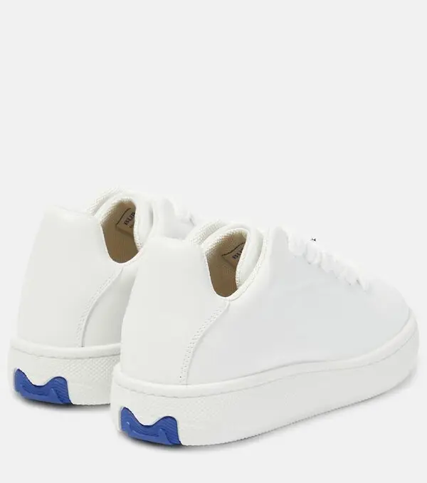 Burberry Box Leather Sneakers - White