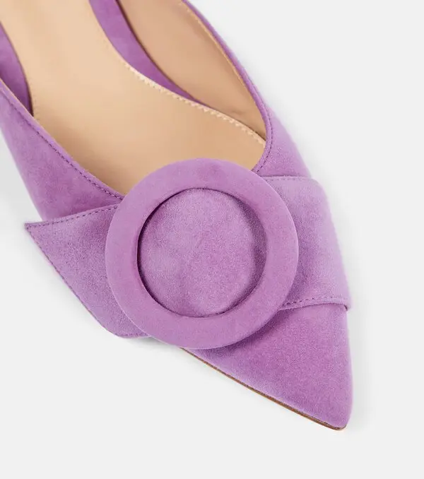 GIANVITO ROSSI Suede Mules