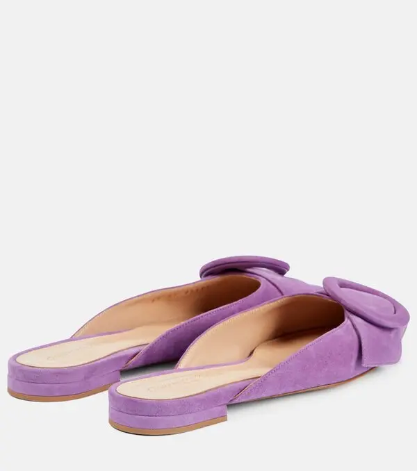 GIANVITO ROSSI Suede Mules