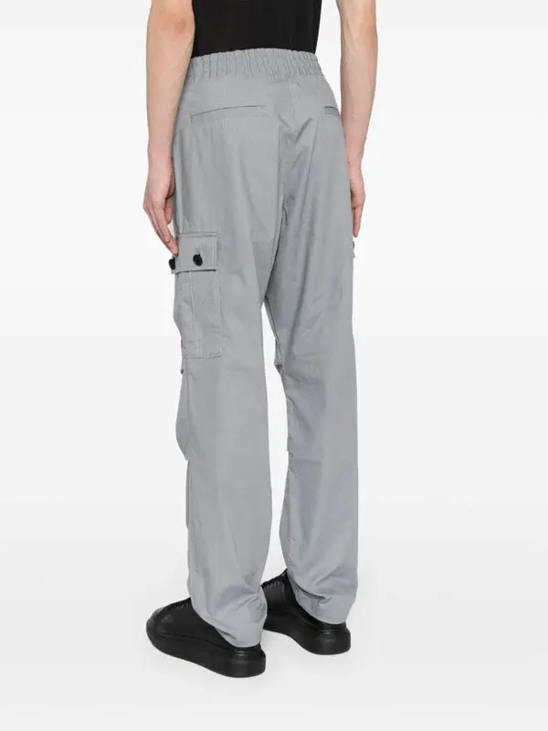 Hugo Straight-leg Cargo Trousers - Grey