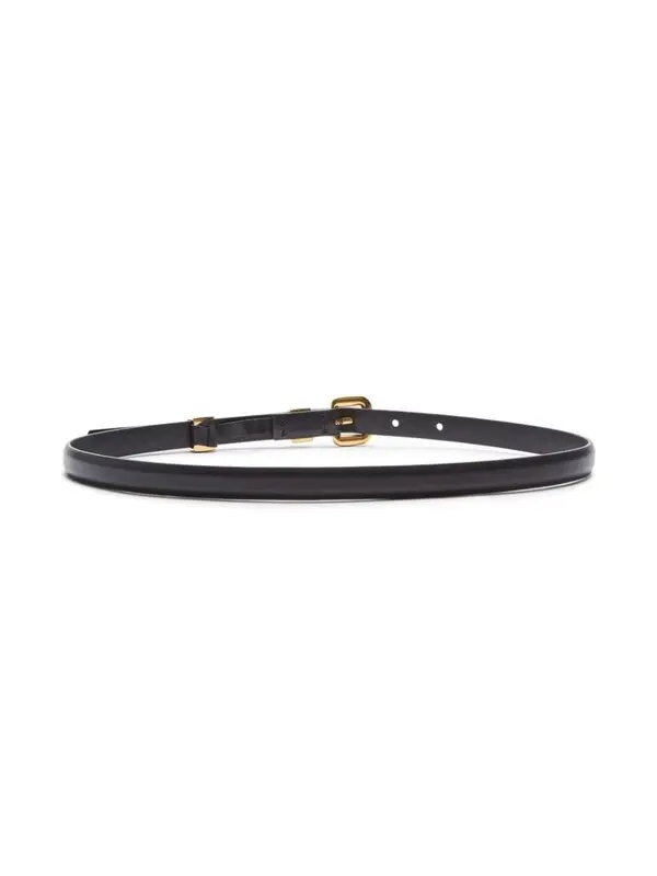 Altuzarra Buckled Leather Belt - Black