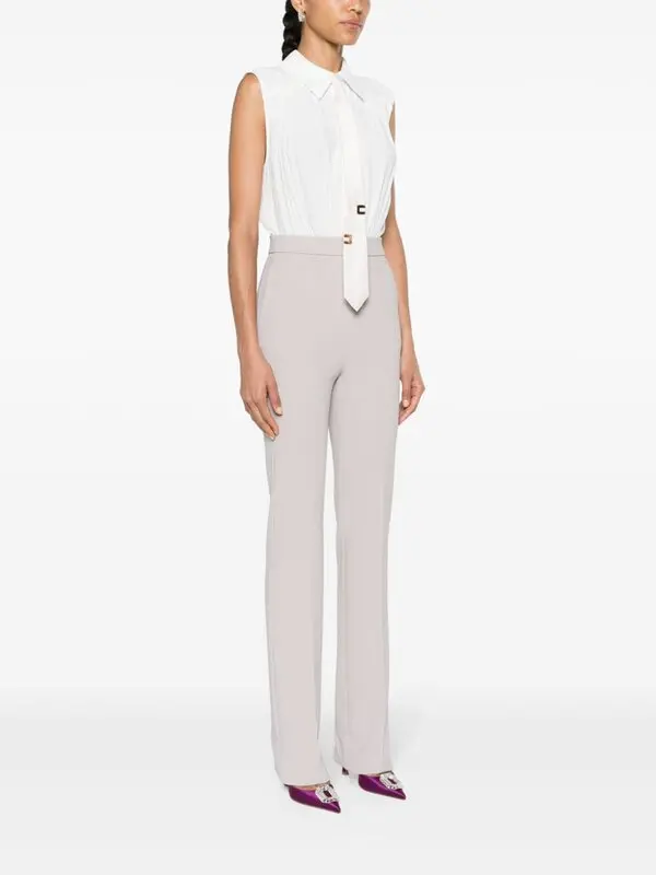 Elisabetta Franchi Tie-detail Crepe Jumpsuit