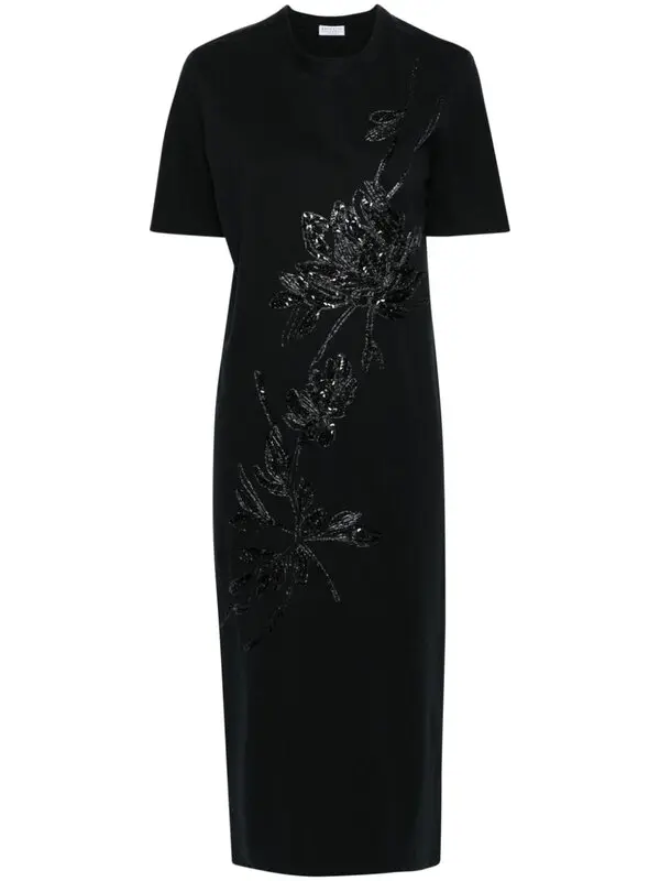 Brunello Cucinelli Sequin-embellished Midi Dress