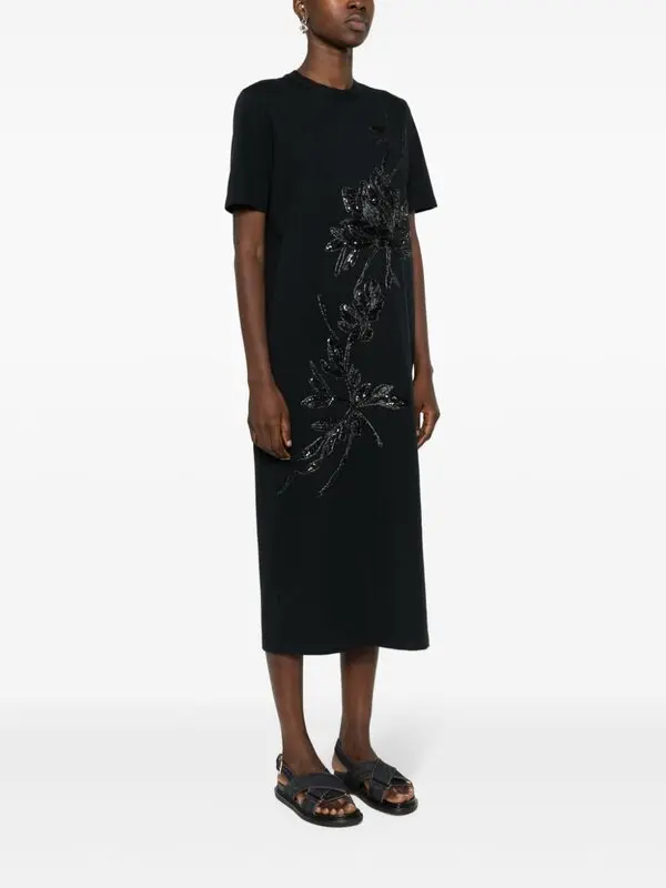Brunello Cucinelli Sequin-embellished Midi Dress