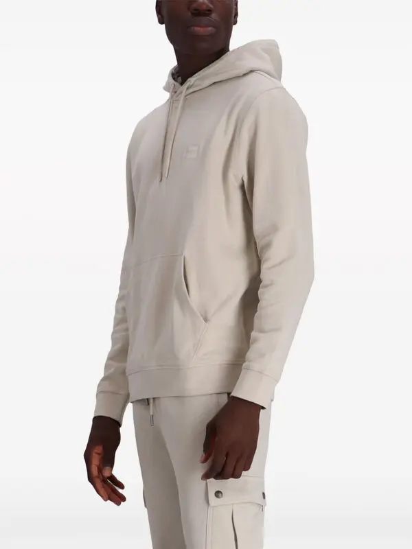 BOSS Logo-appliqué Cotton Hoodie