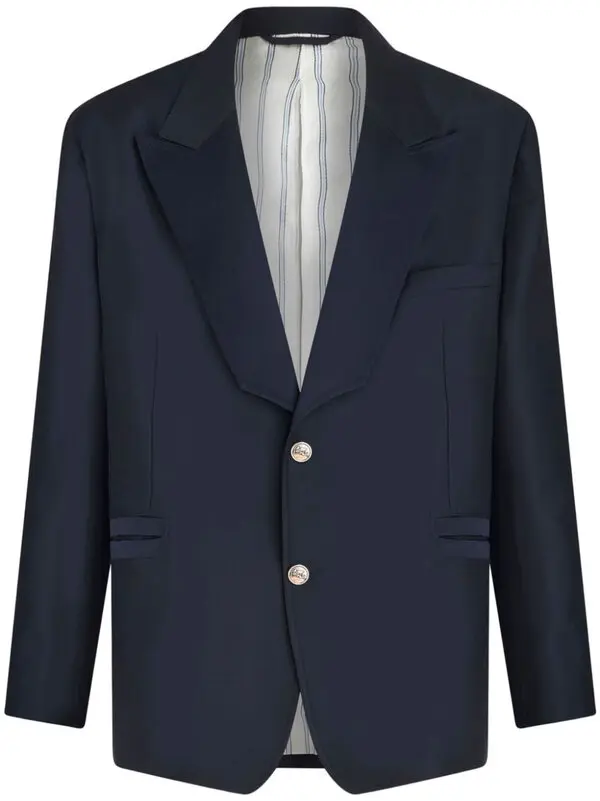 Etro Single-breasted Stretch-wool Blazer