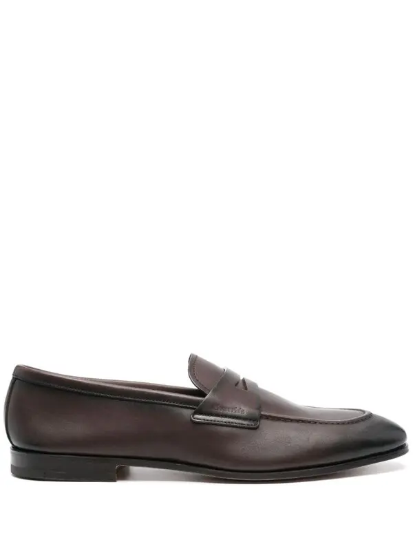 Church's Leather Penny Loafers - Brown
